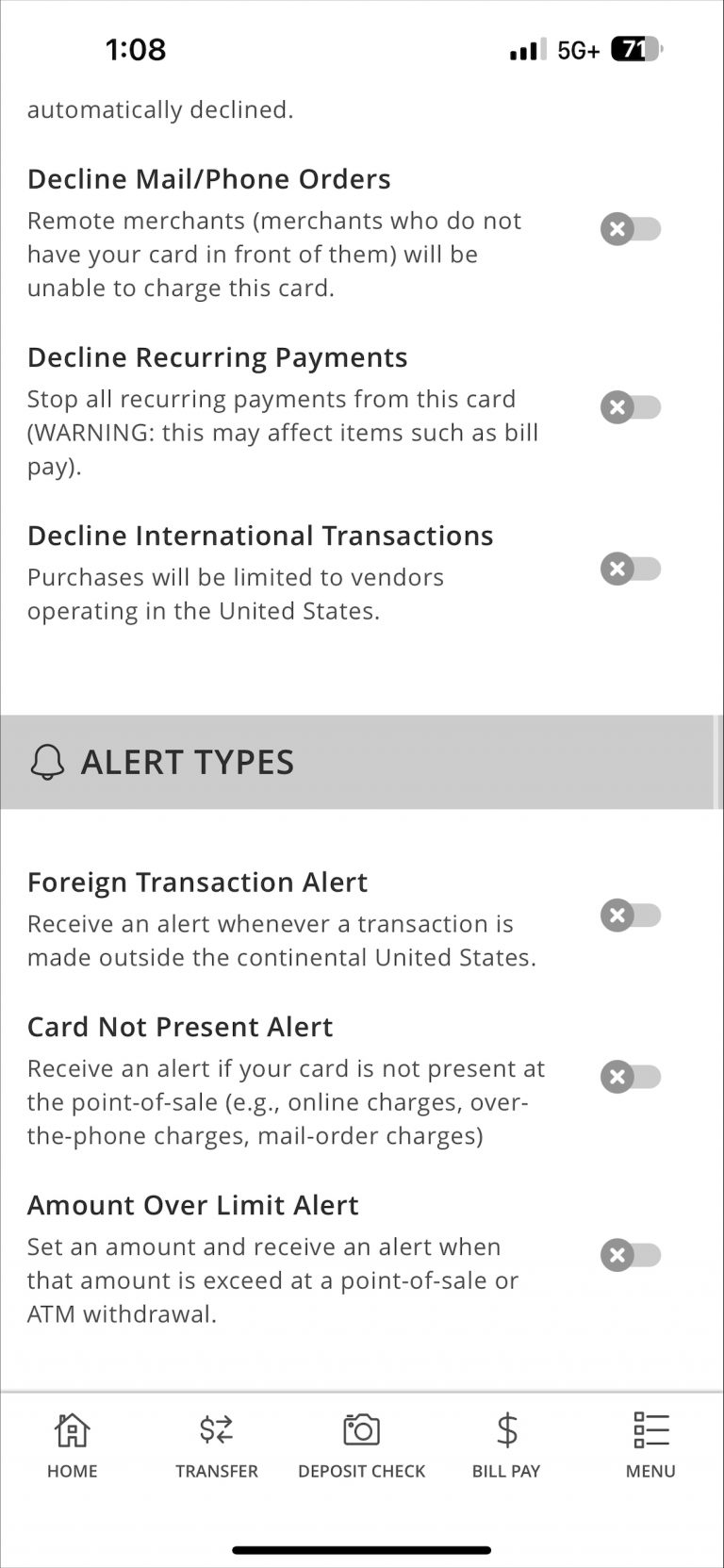 Card Management Tools - RCB Bank